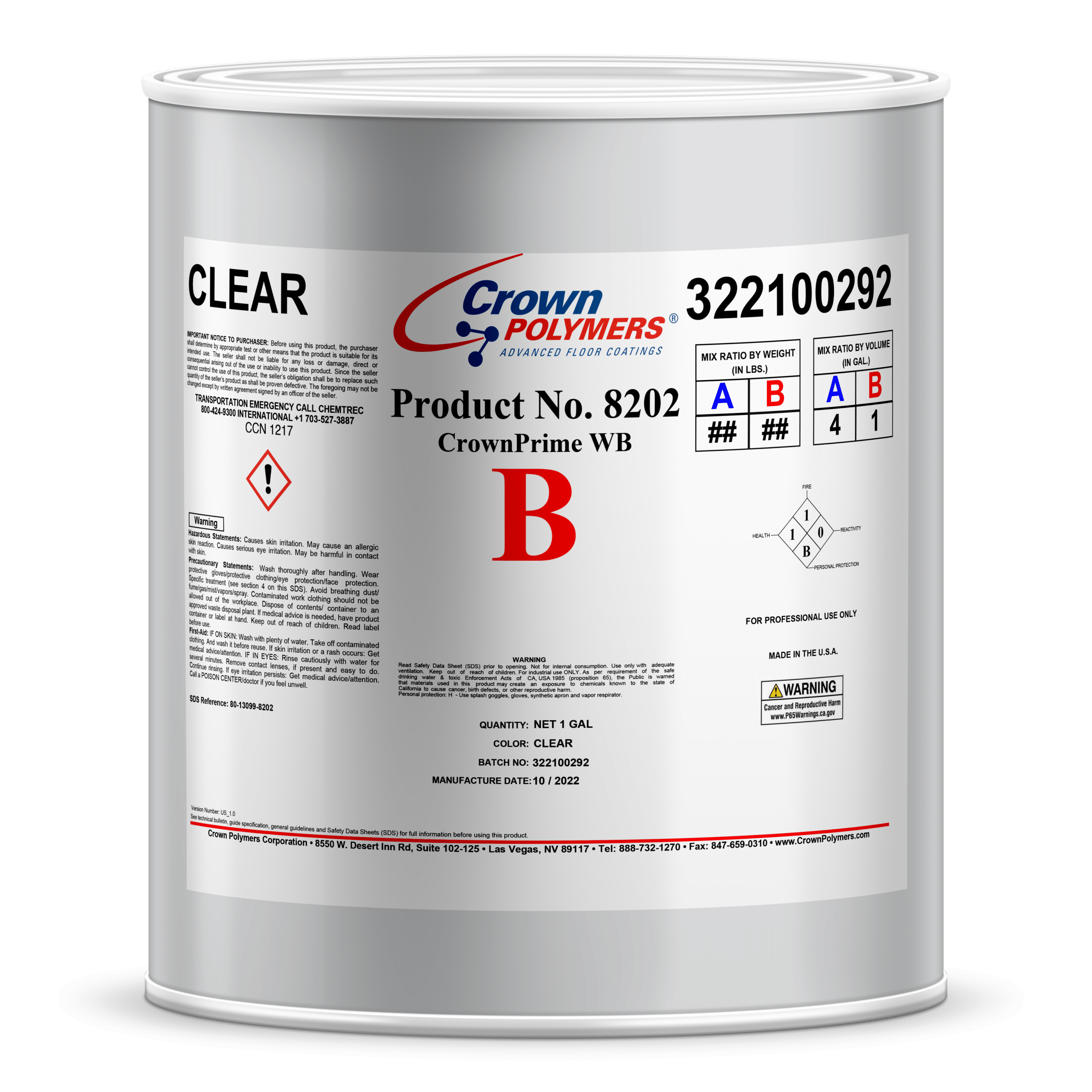 8202 CrownPrime | High-Performance Epoxy Primer