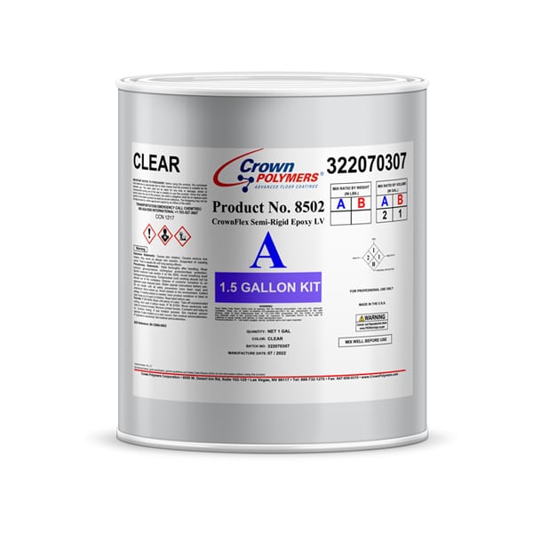 Semi-Rigid Exopxy Flooring | 8502 CrownFlex™ | Crown Polymers